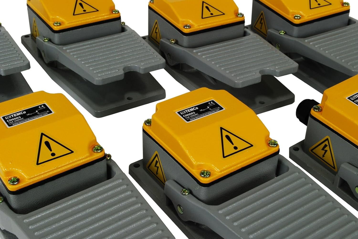 Heavy Duty Foot Switch 10 Qty - Cast Aluminum Foot Switch 15A SPDT ...