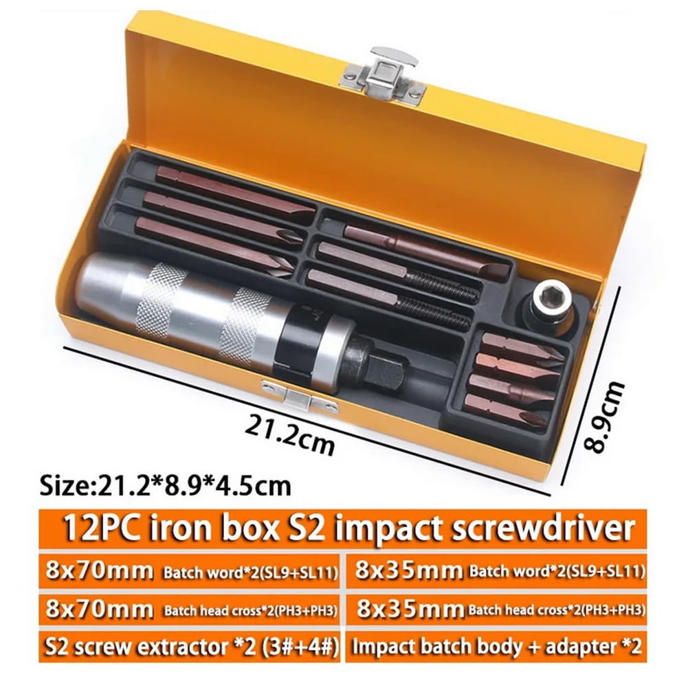 Heavy Duty For CRV Manual For Impact Screwdriver Set 7812pcs Portable ...