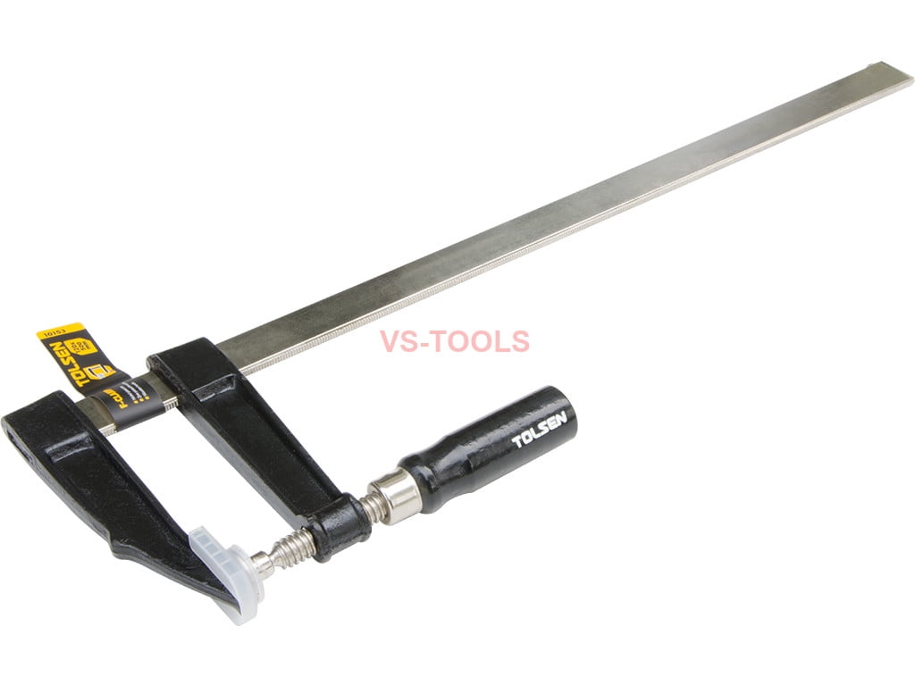 Heavy Duty Forged Steel F-Clamp 120x500mm Wood Screw Adjustable Handle ...