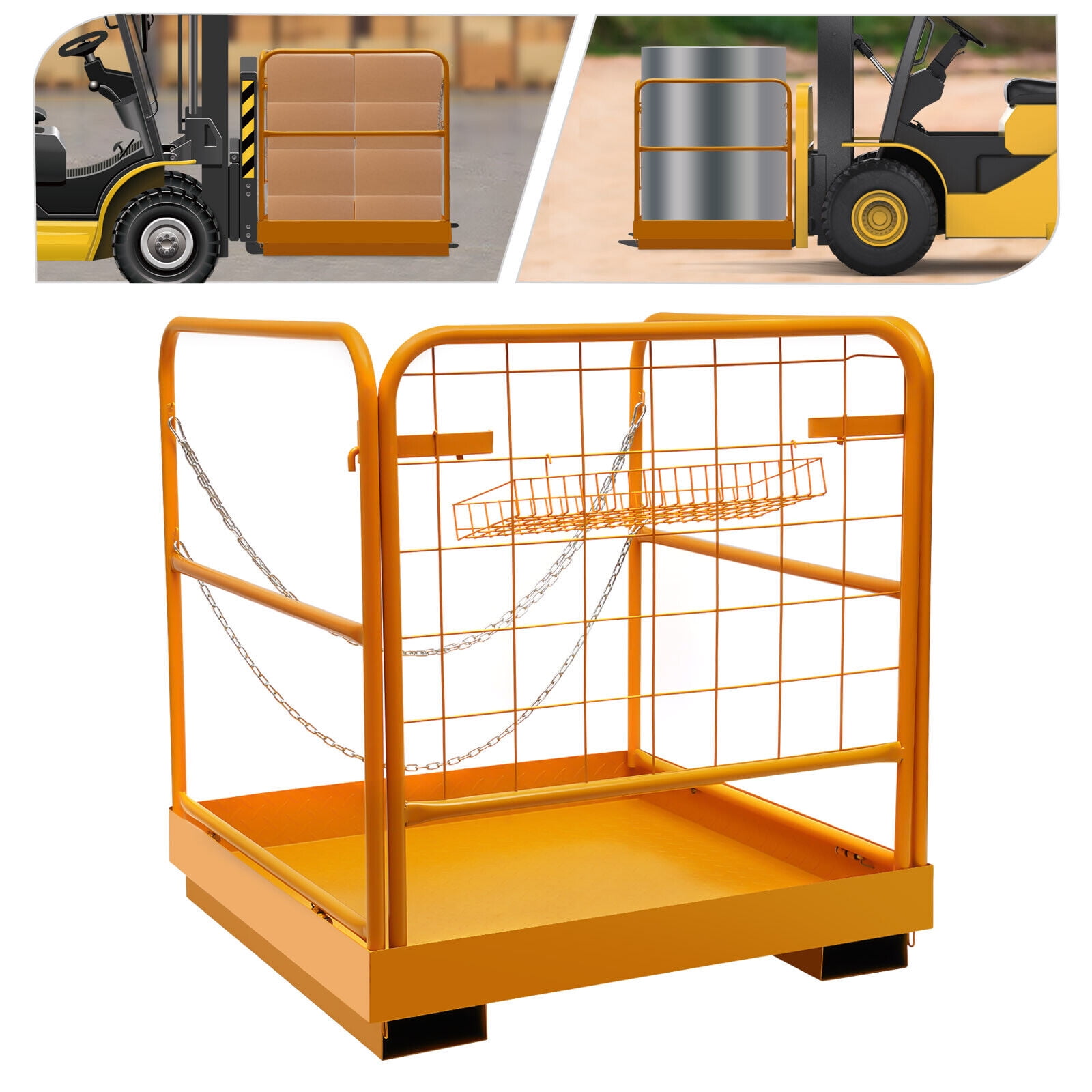 Heavy Duty Forklift Safety Cage Work Platform Safety Cage 36"x36" W ...