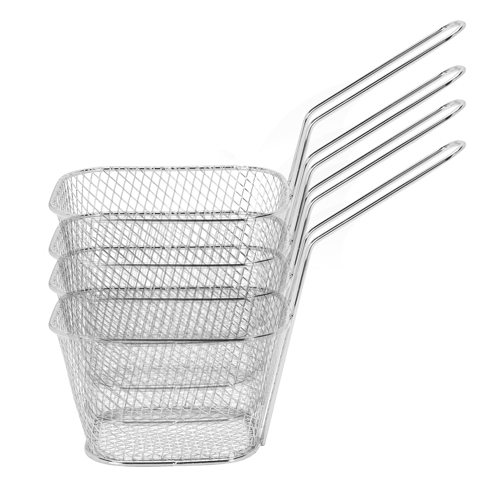 Heavy,Duty Frying Strainer Basket, 304 Stainless Steel, Safe Food Grade ...