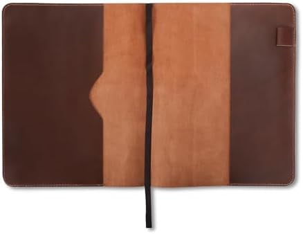 Heavy Duty Full Grain Leather Journal Cover (8.5 x 11 in.), Refillable ...