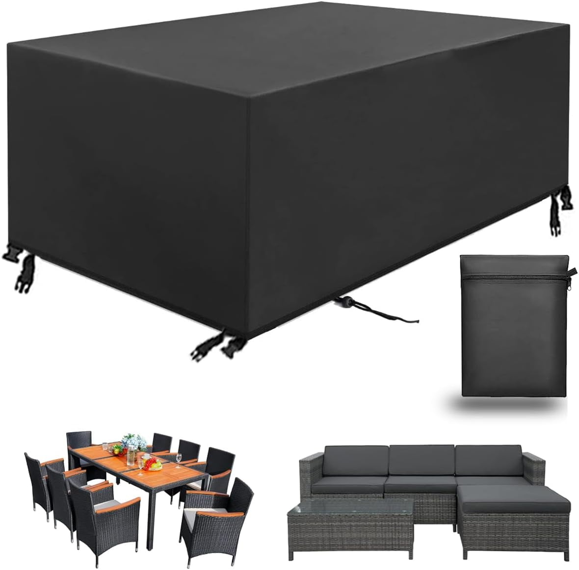 Heavy Duty Furniture Covers, Outdoor Furniture Protection, Waterproof ...