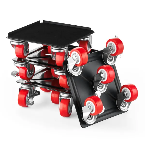 Heavy Duty Furniture Dolly 1200 lbs Capacity 5 360 Degree Rotation ...