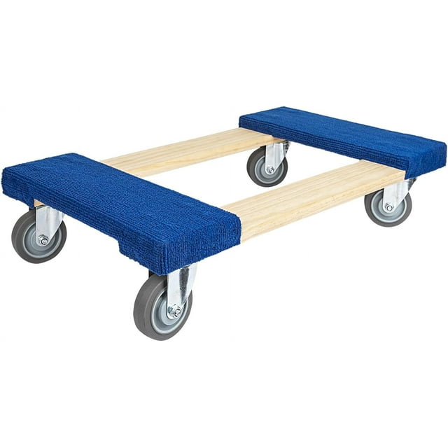 Heavy Duty Furniture Dolly Fully Assembled with Four Wheels- 30" x 18 ...