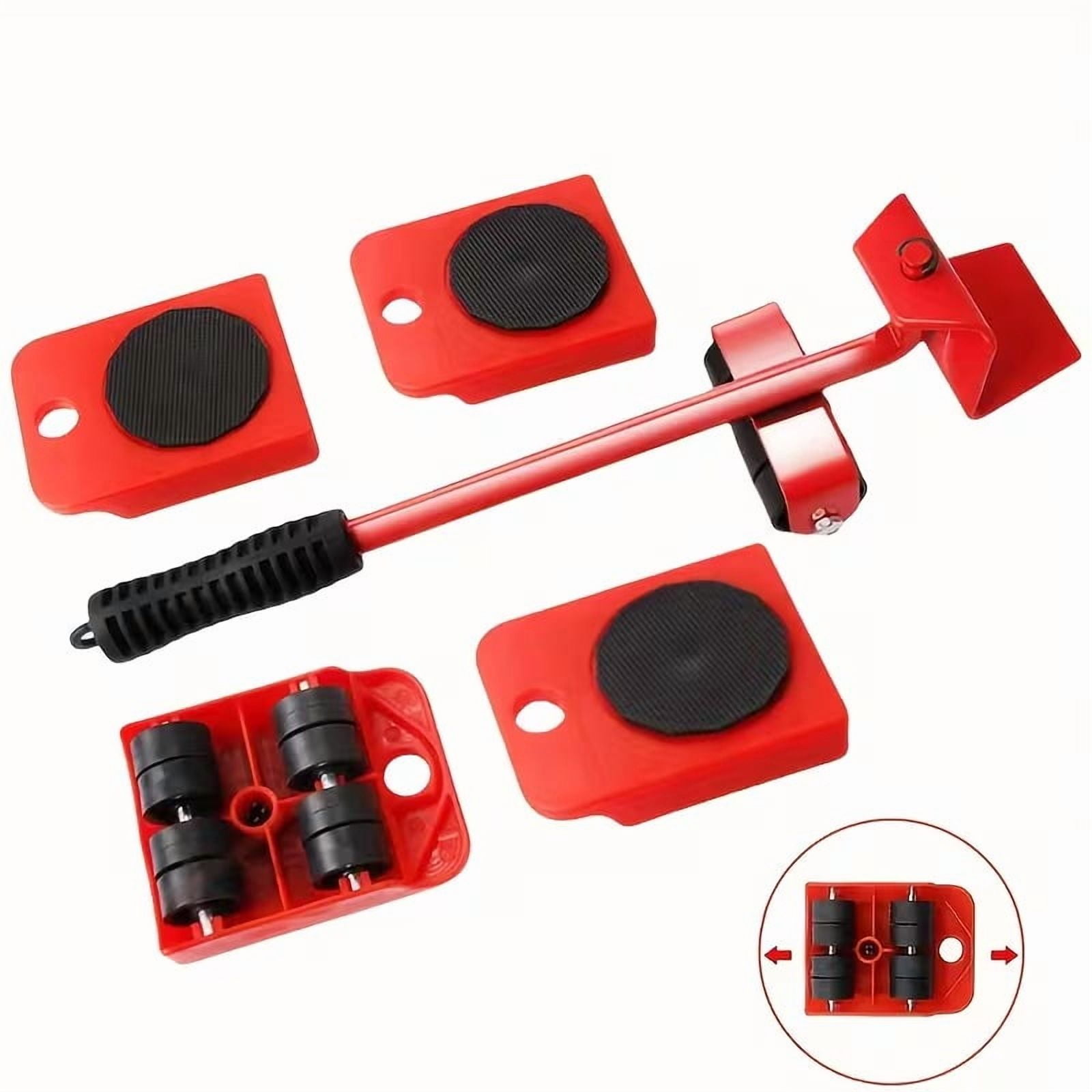 Heavy-Duty Furniture Lifter & 360° Moving Roller Kit, Adjustable ...