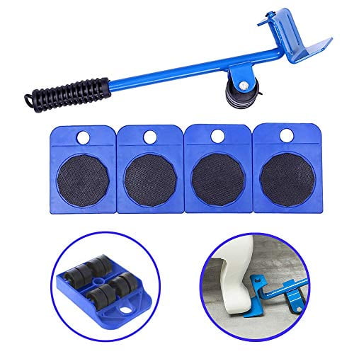 Heavy Duty Furniture Lifter with 4 Sliders Appliance Roller Moving ...