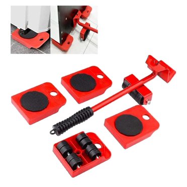 Qenwkxz Heavy Duty Furniture Mover Lifter with Easy Tools Set & Wheels ...