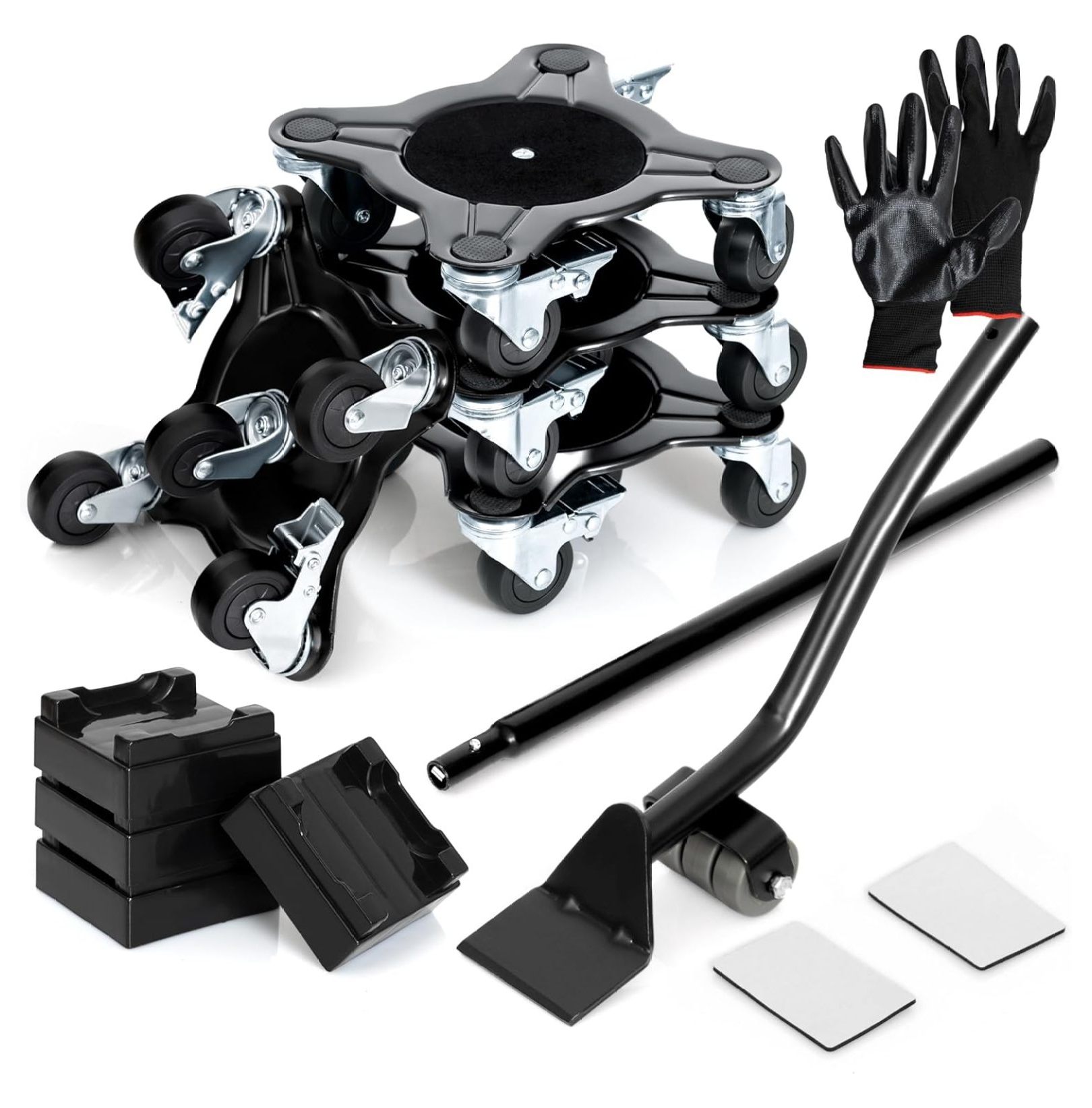 Heavy Duty Furniture Movers with Wheels - Set of 10 Furniture Dolly ...