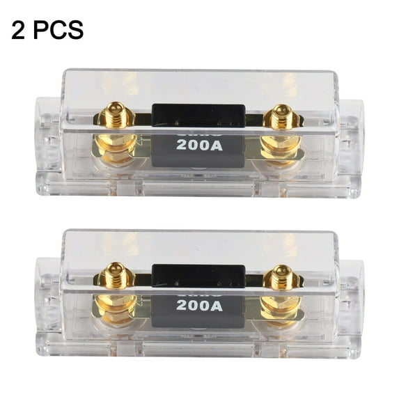 Heavy Duty Fuse Kit 2 Holders And 200A Fuses For Automotive ...