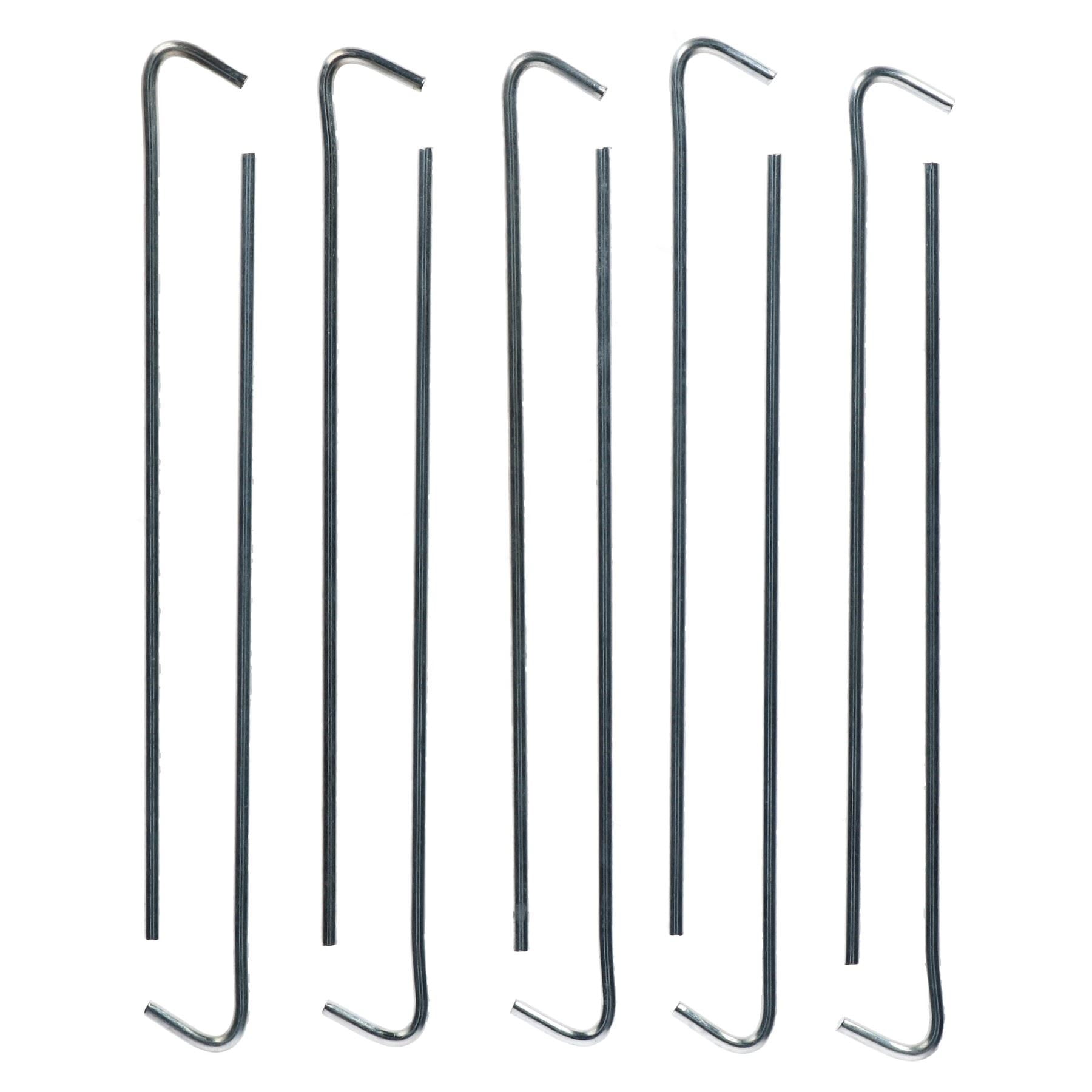 Heavy Duty Galvanised Steel Metal tent Pegs Fasteners For Camping Tents ...