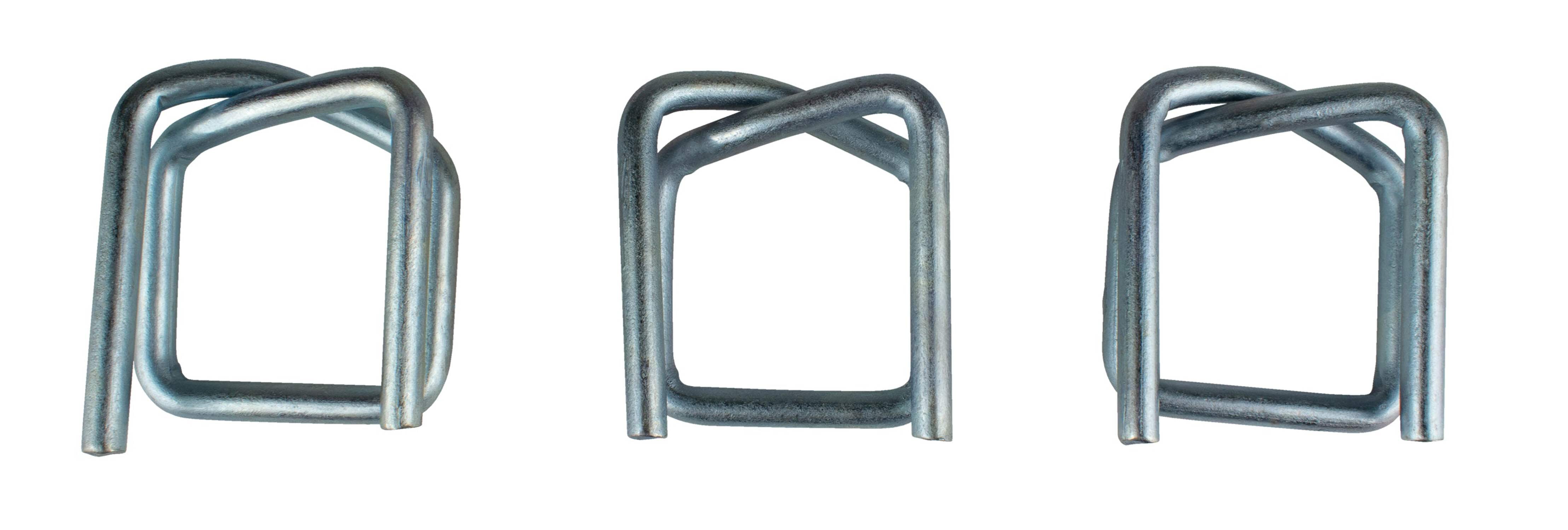 Heavy Duty Galvanized 1/2" Wire Buckles for Cord Strapping - Box of ...