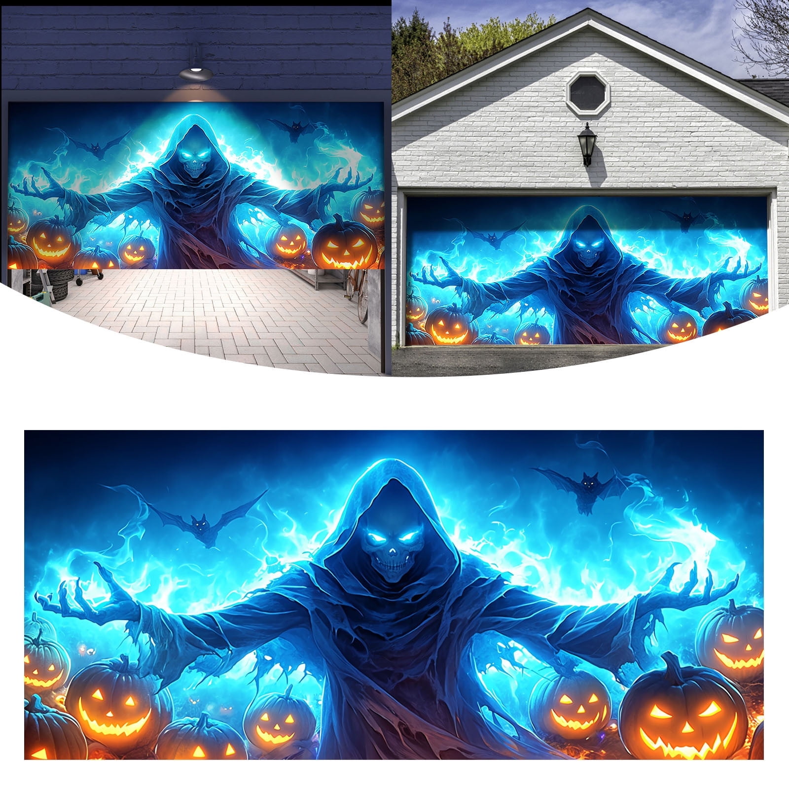Heavy Duty Garage Banner Large Durable Weather Hanging Sign For ...
