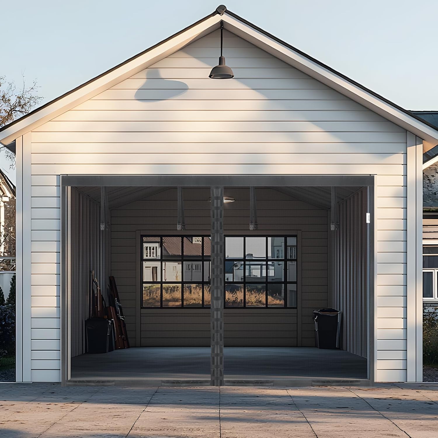 Heavy Duty Garage Door Screen, Fits Door Size 8x7FT, Magnetic ...