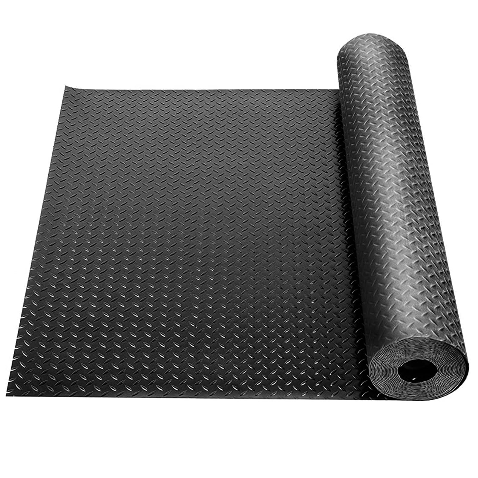 Heavy Duty Garage Flooring Mat Roll Anti-Slip Trailer Floor Covering Raised Mat - Walmart.com