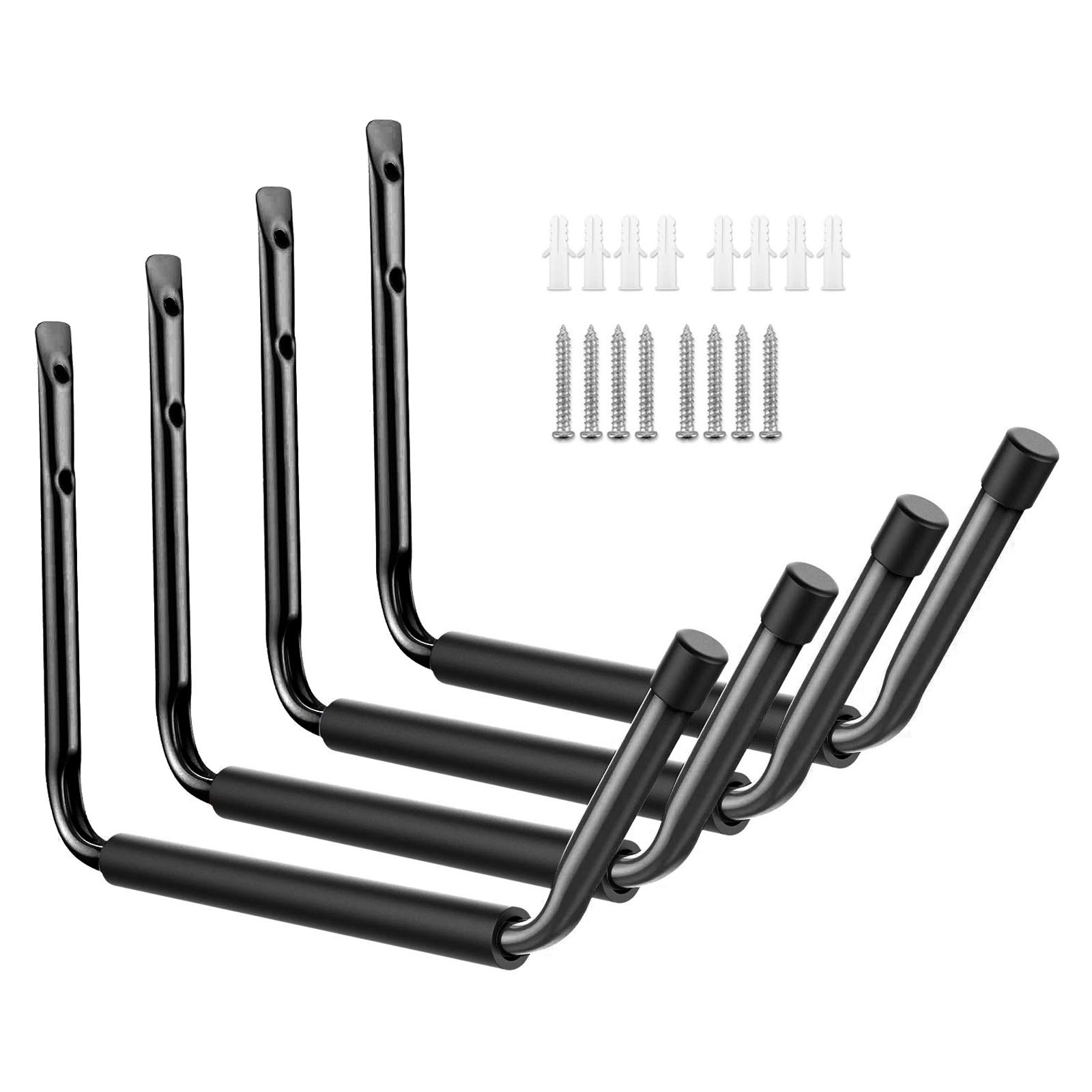 Heavy Duty Garage Indoor Kayak Storage Hooks Hanger, Mounted Utility ...