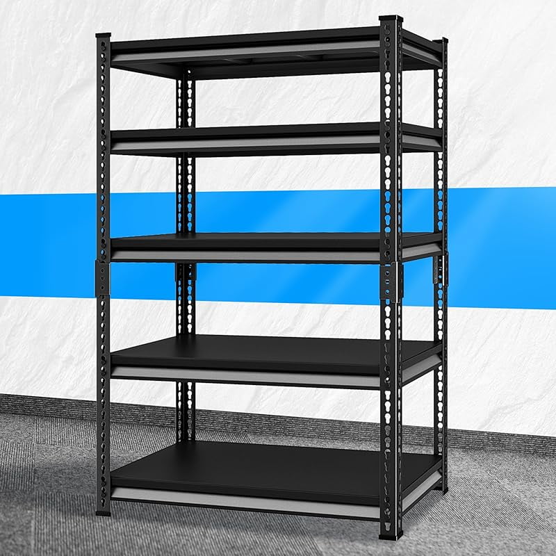 Heavy Duty Garage Shelves - 36''W 1,400Lbs Steel Metal Adjustable ...