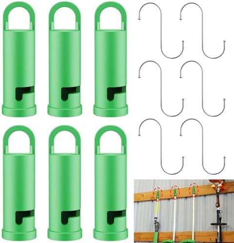Heavy Duty Garage Storage Hooks (Set of 6) for EGO Power Multihead ...