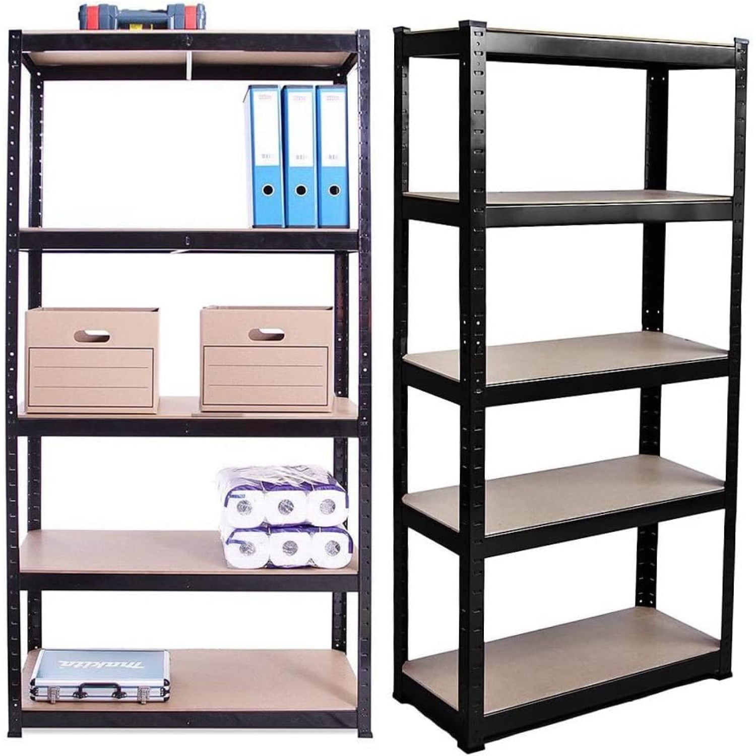 Heavy Duty Garage Storage Shelves Metal Shelving with Adjustable 4 ...