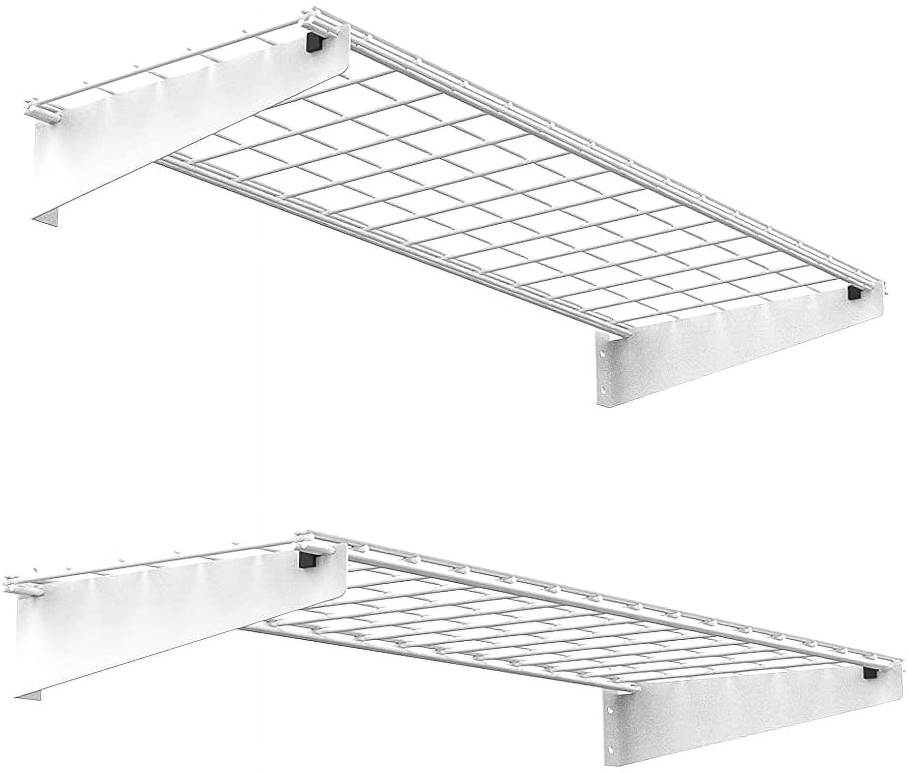 Heavy Duty Garage Wall Shelving 45-inch-by-15-inch Wall Mount Garage ...