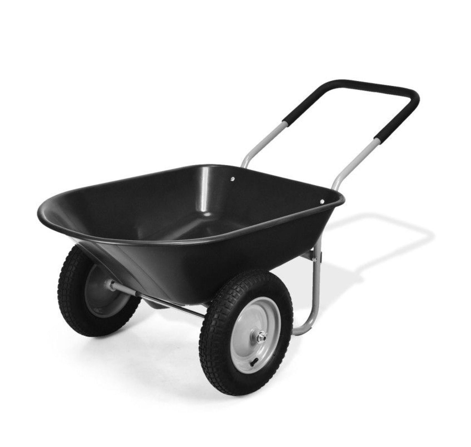 Heavy Duty Garden Cart 330lbs Capacity - 2 Tire Utility Dolly ...