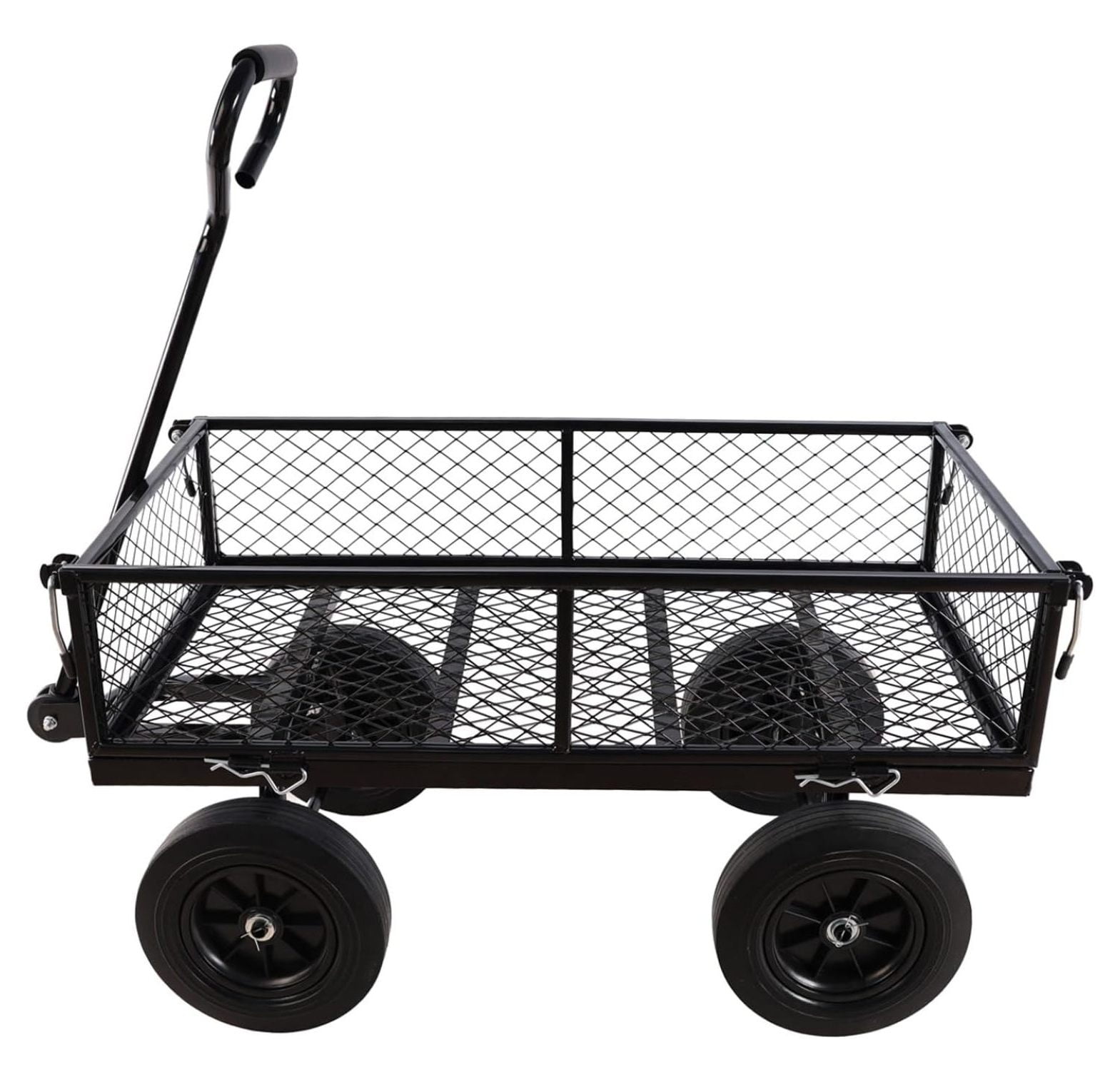 Heavy Duty Garden Cart,550lbs Capacity,Tool Cart with 10in Solid Wheel ...