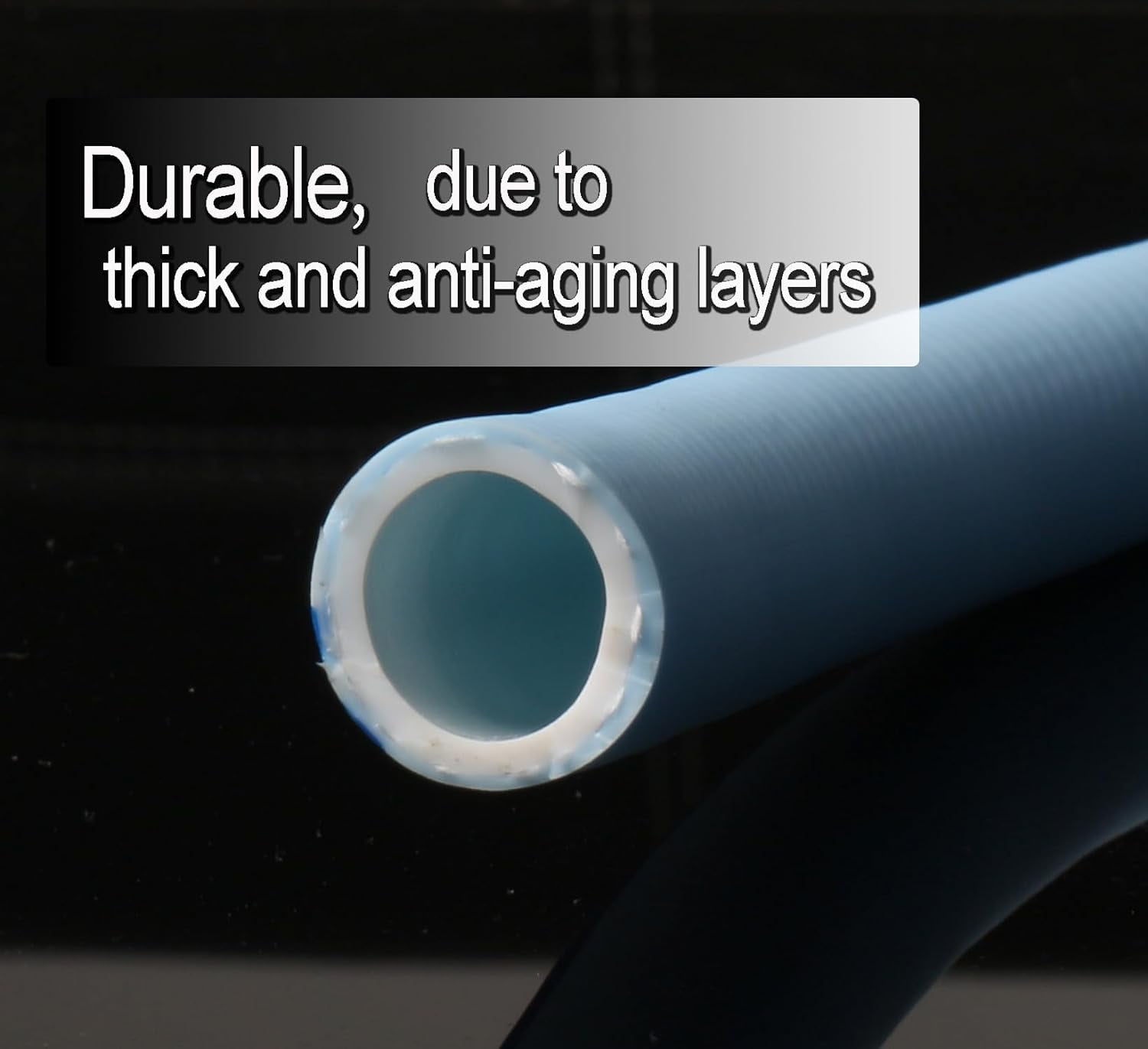 Heavy Duty Garden Hose 200 ft x 5/8 Inch Blue Color Water Hose (200 ...