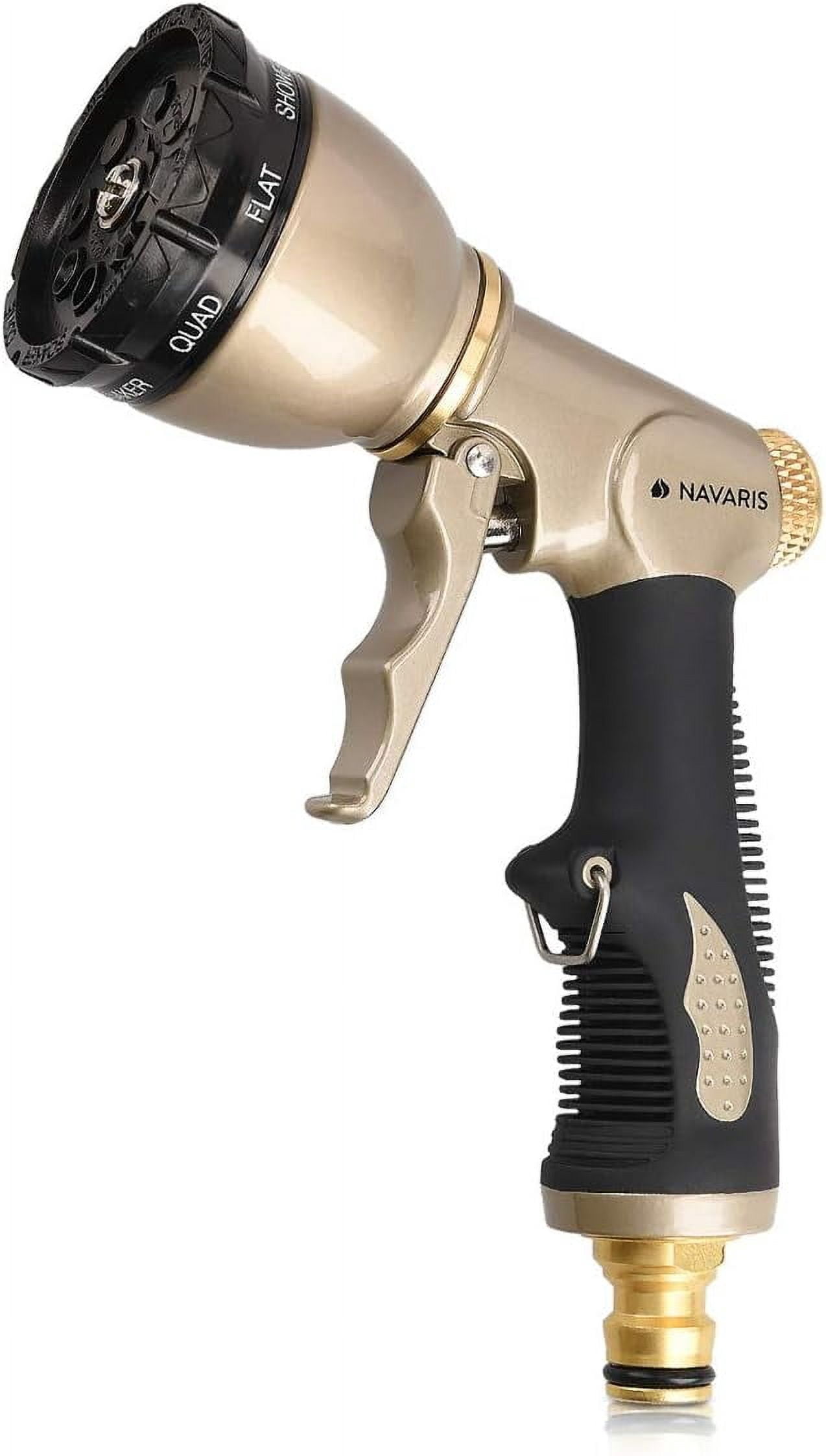 Heavy-Duty Garden Hose Nozzle for Flexible Use, Metal Construction ...