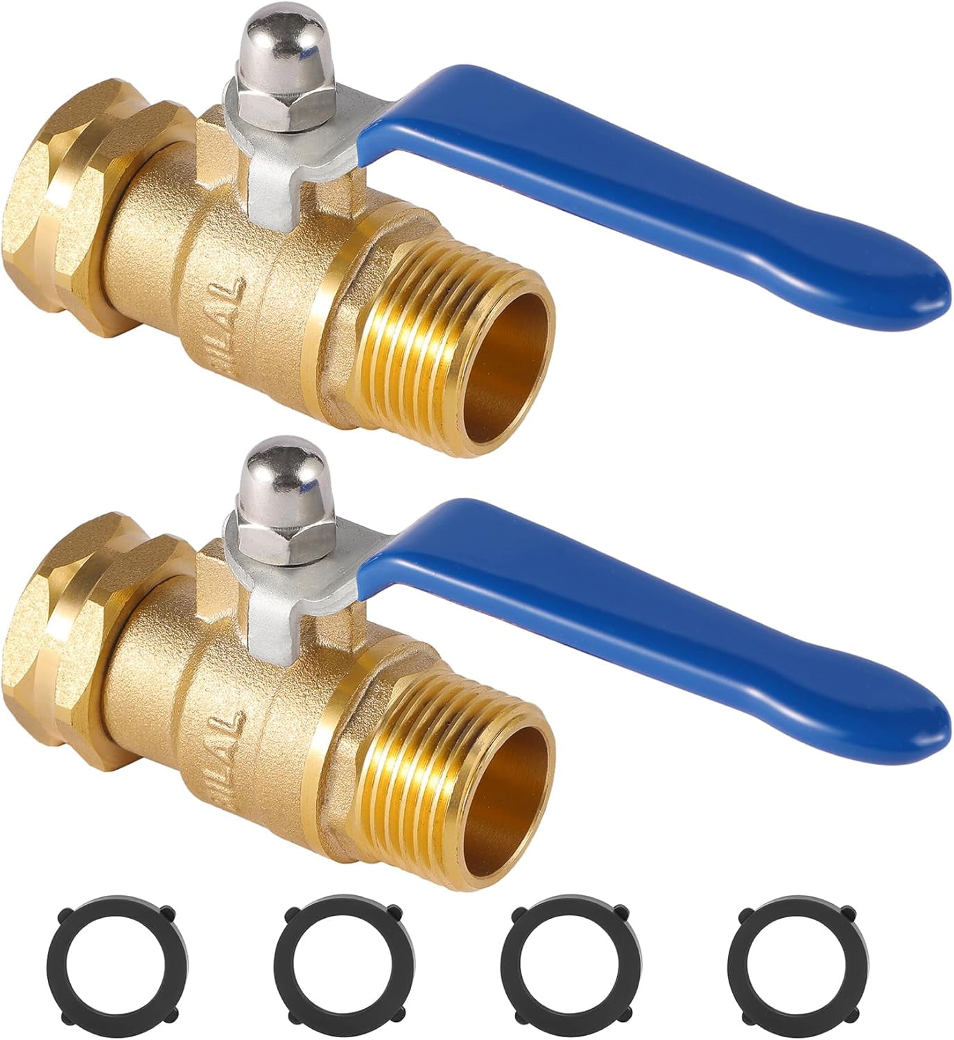 Heavy Duty Garden Hose Shut Off Valve with Long Handle, High Flow Hose ...