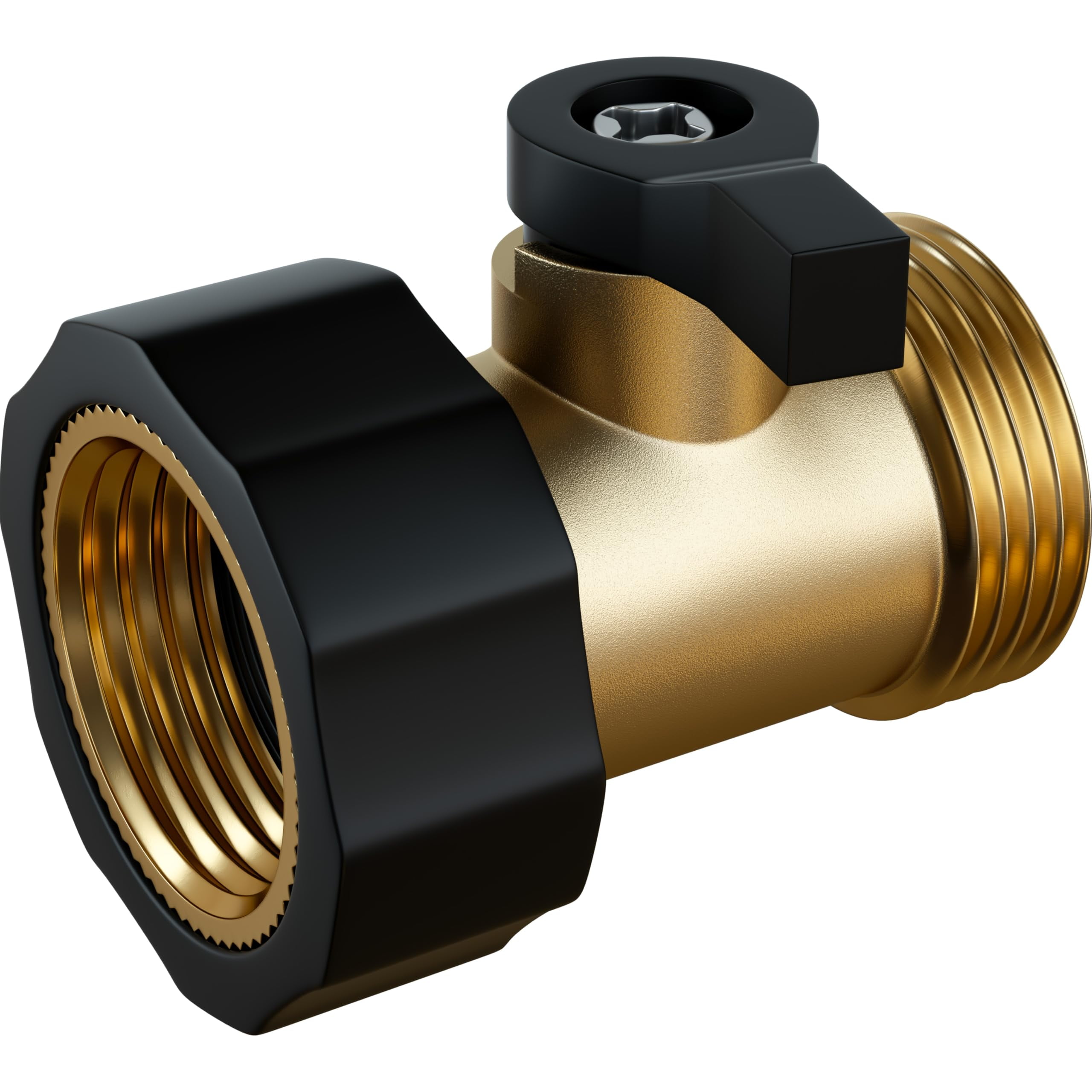Heavy Duty Garden Hose Shut Off Valve (Premium Brass for Superior ...