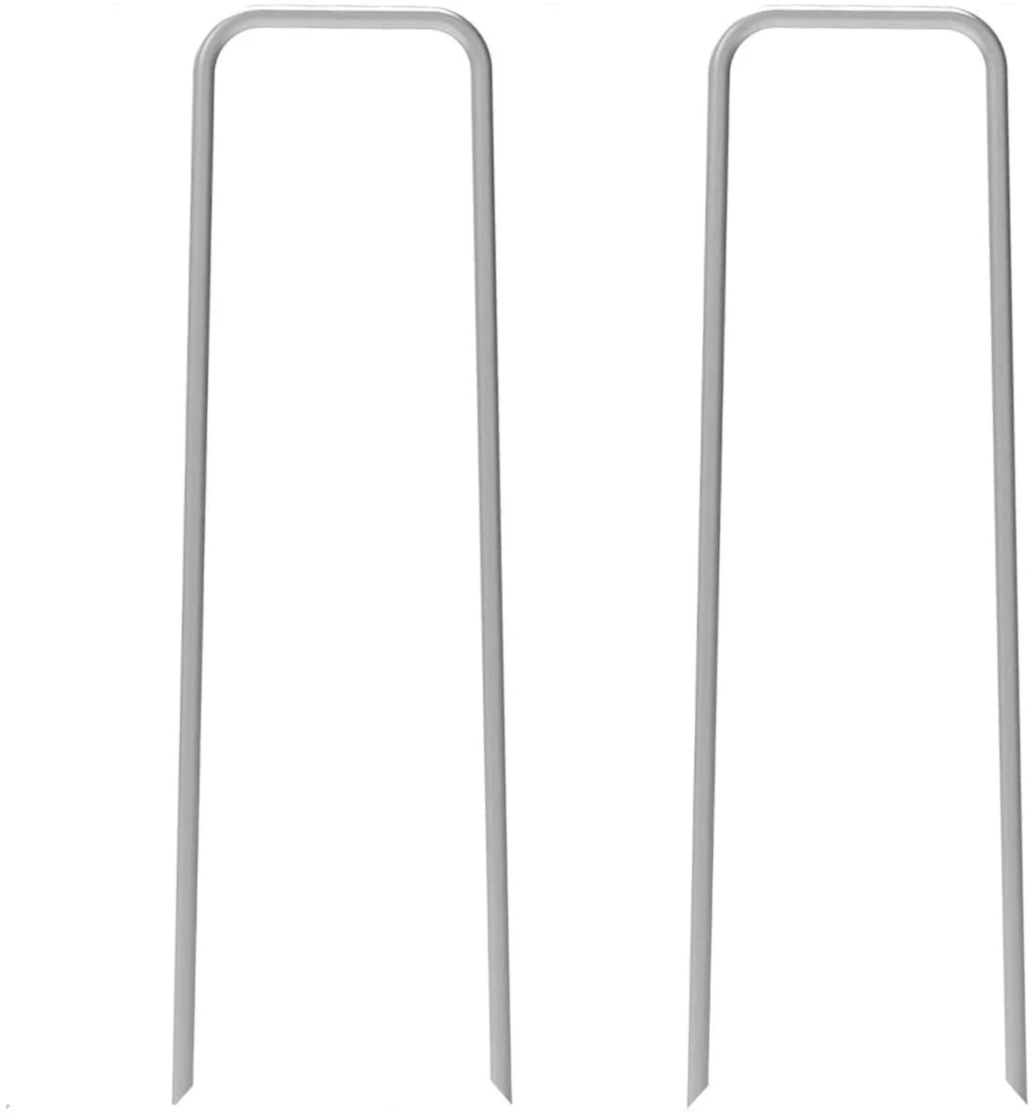 Heavy Duty Garden Landscape Staples 6 Inch Galvanized Steel Stakes ...