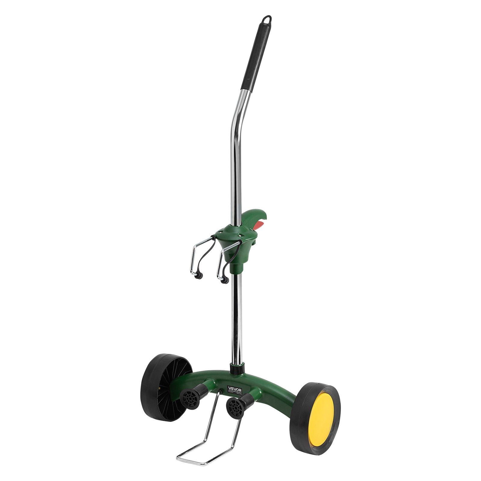 Heavy Duty Garden Pot Mover Dolly Cart with Adjustable Grabbing Arm and ...