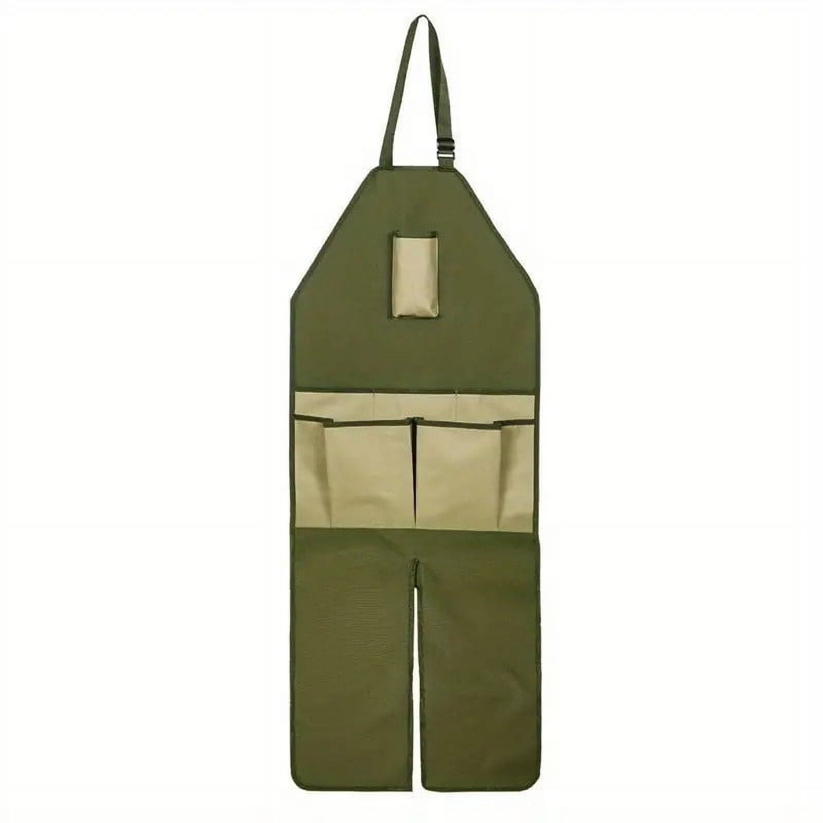 Heavy-Duty Gardening Leg Apron | Waxed Canvas Fabric | Multiple Tool ...