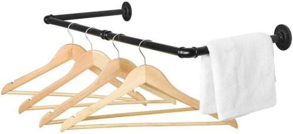 Heavy Duty Garment Bar Garment Hanging Clothes Rack Industrial Pipe ...