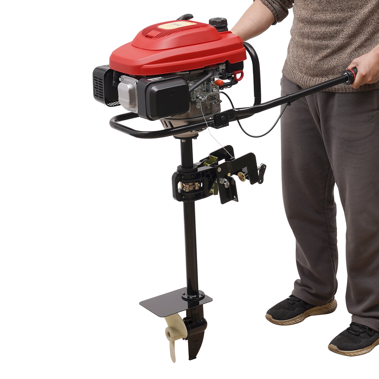 Heavy-Duty Gasoline Outboard Motor with Air Cooling, Smooth Shifting ...