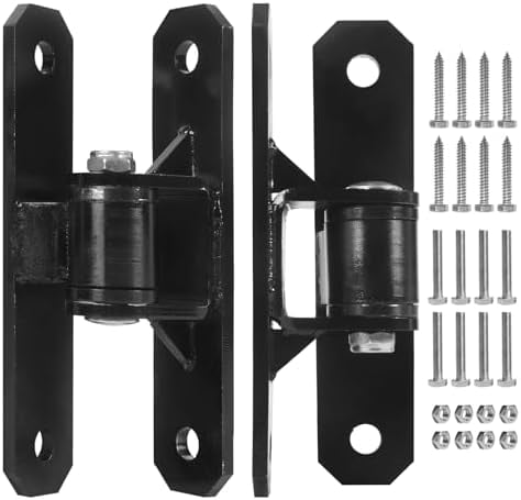 Heavy Duty Gate Hinge 7.4", 2 Pack Face Mount Bolt/Weld on Gate Hinges ...