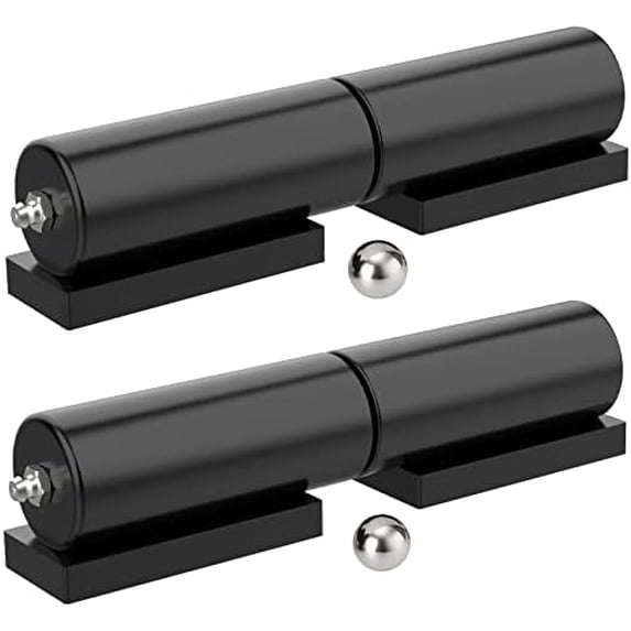 Heavy Duty Gate Hinges 5 Inches- 2 Pack Weld On Install Black Iron ...