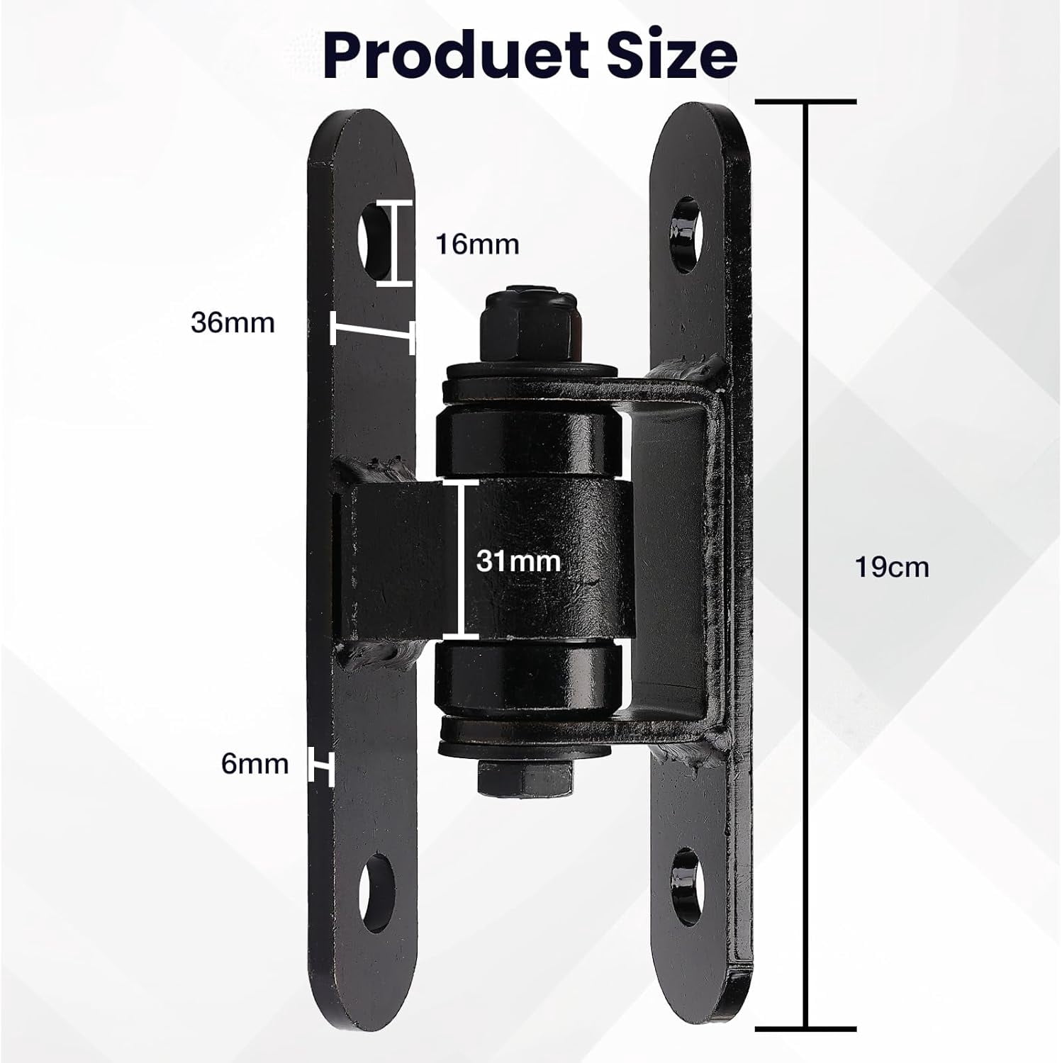 Heavy Duty Gate Hinges,Bolt-On Sealed Bearings Outdoor Gate Hinges for ...