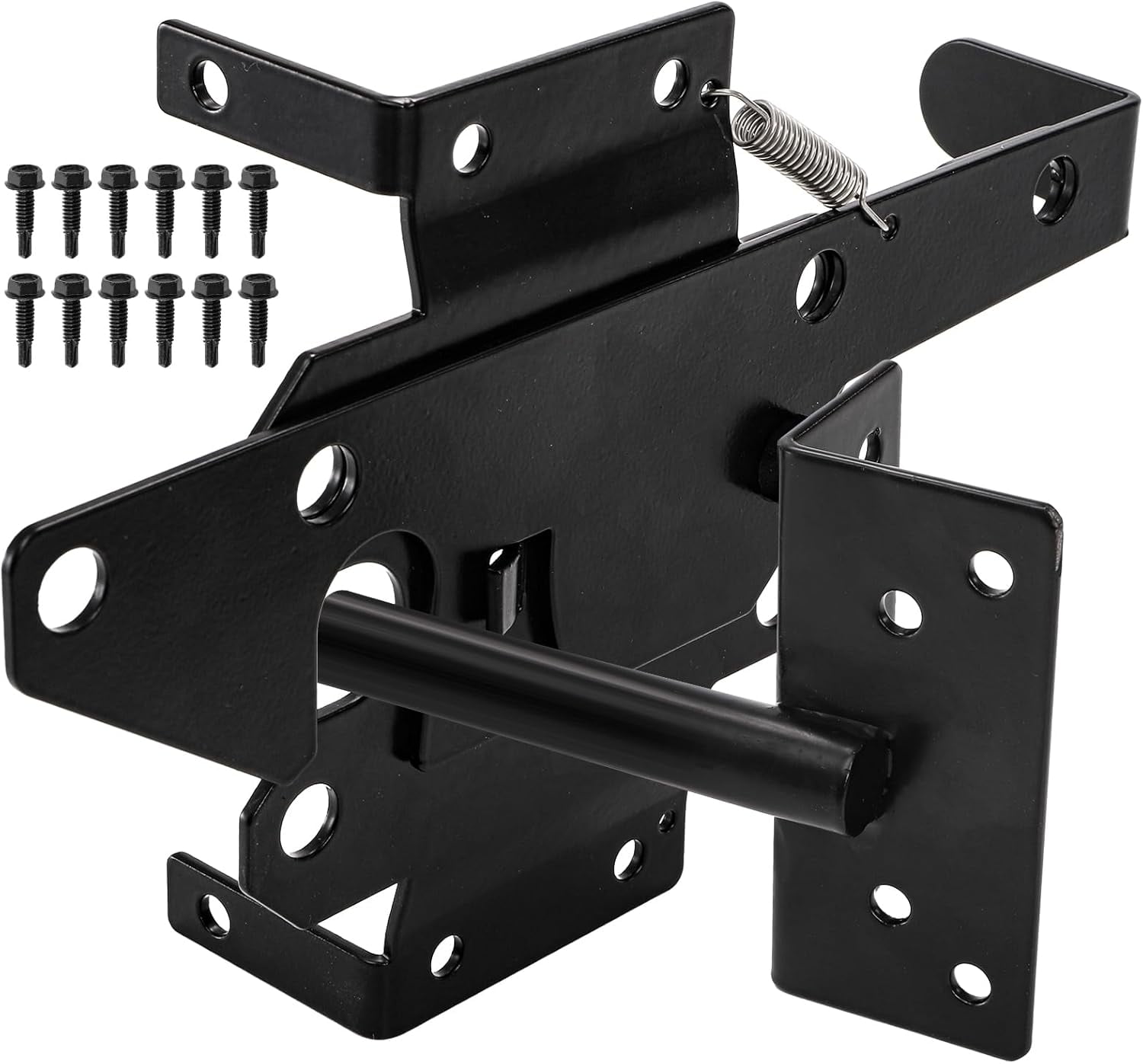 Heavy Duty Gate Latches for Wooden Fences, Post Mount Automatic Gate ...