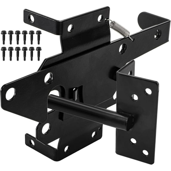 Heavy Duty Gate Latches for Wooden Fences, Post Mount Automatic Gate ...