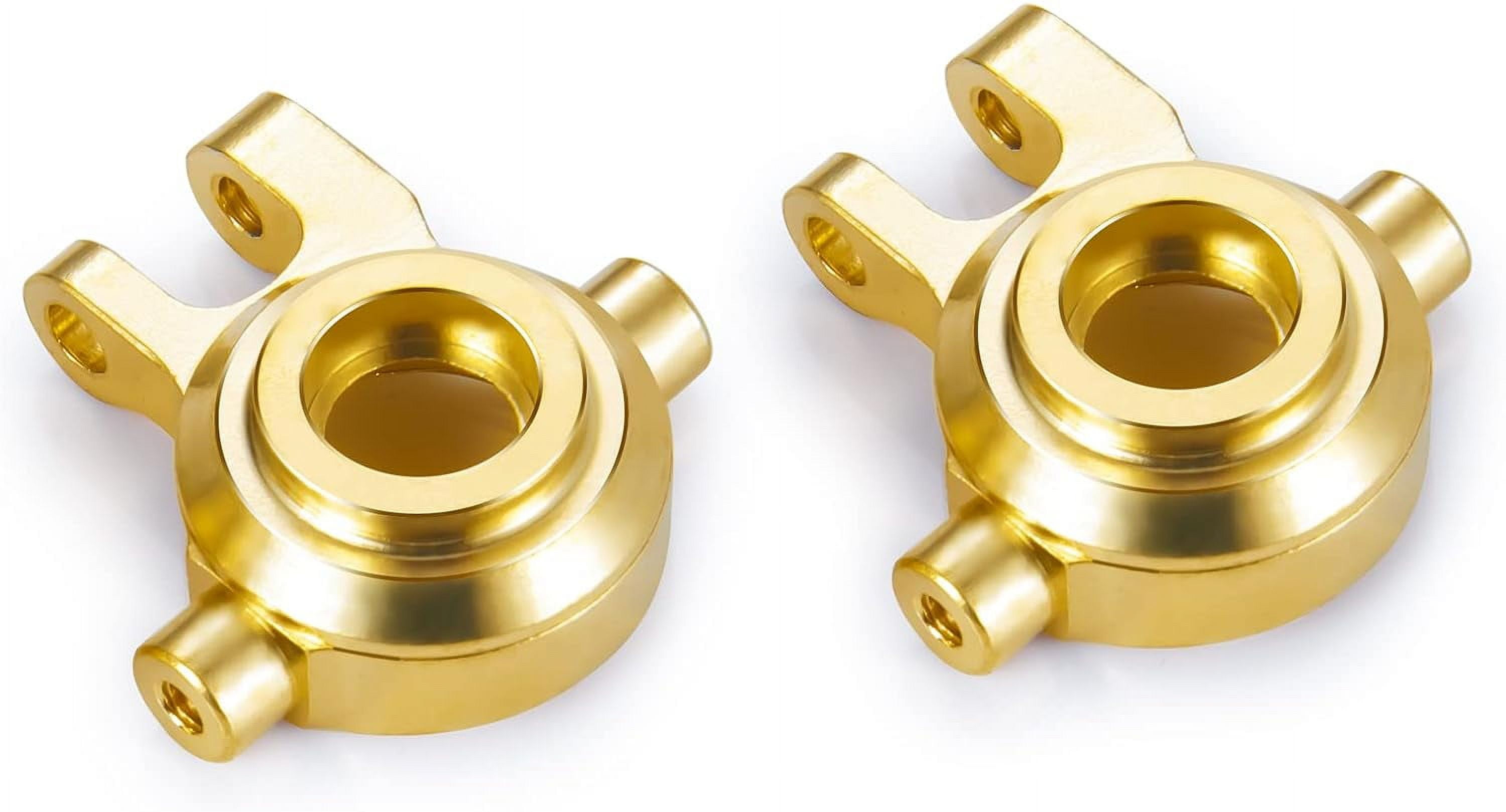 Heavy Duty Gold 1 Pair Brass Steering Knuckle Upgrade for TRX4-M RC ...