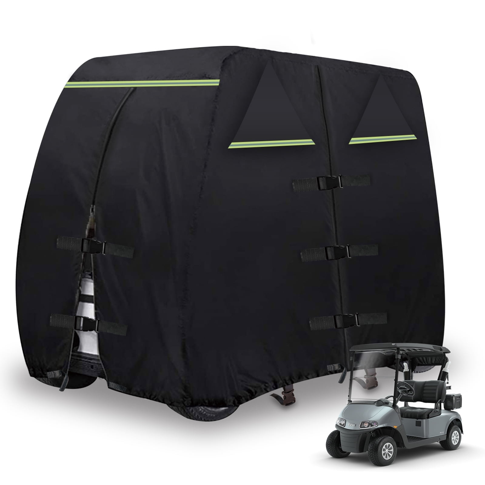 Heavy Duty Golf Cart Cover (4-Passenger), 420D Heavy Duty Marine Grade ...