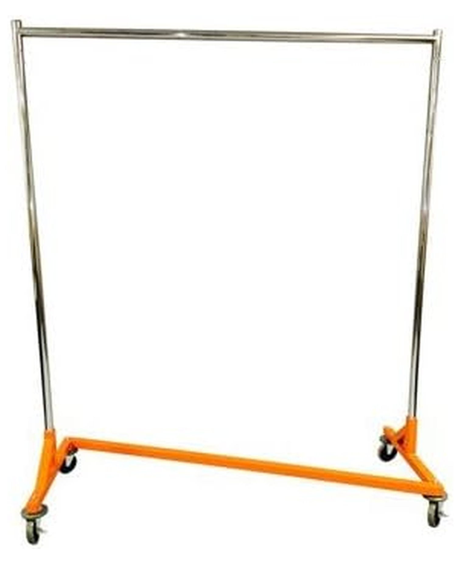 Heavy Duty Grade Z Clothing Rack with Orange Base. Designed to Hold up ...