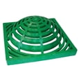 Heavy Duty Grate 12 Inch Green - Square Drain Cover for Garden Beds ...