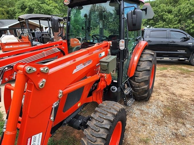 Heavy-Duty Grey Toolbox System Compatible with Kioti RX7320 Tractor and ...