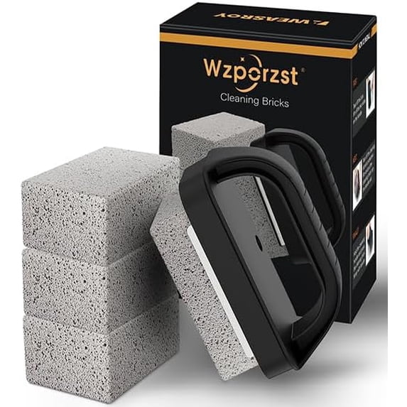 Heavy Duty Griddle Cleaning Brick with Handle- Compatible Flat Top ...