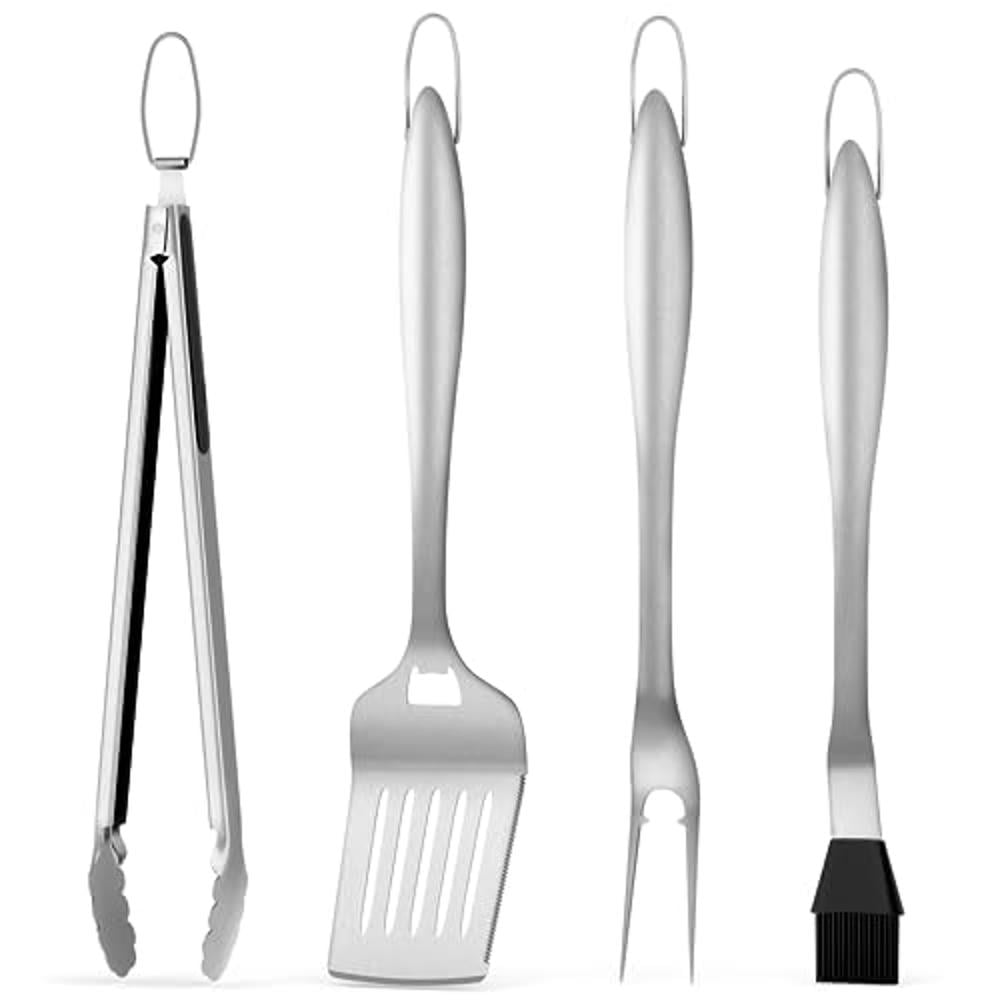 Heavy Duty Grill Tools Set, Stainless Steel Grill Utensils, Features ...