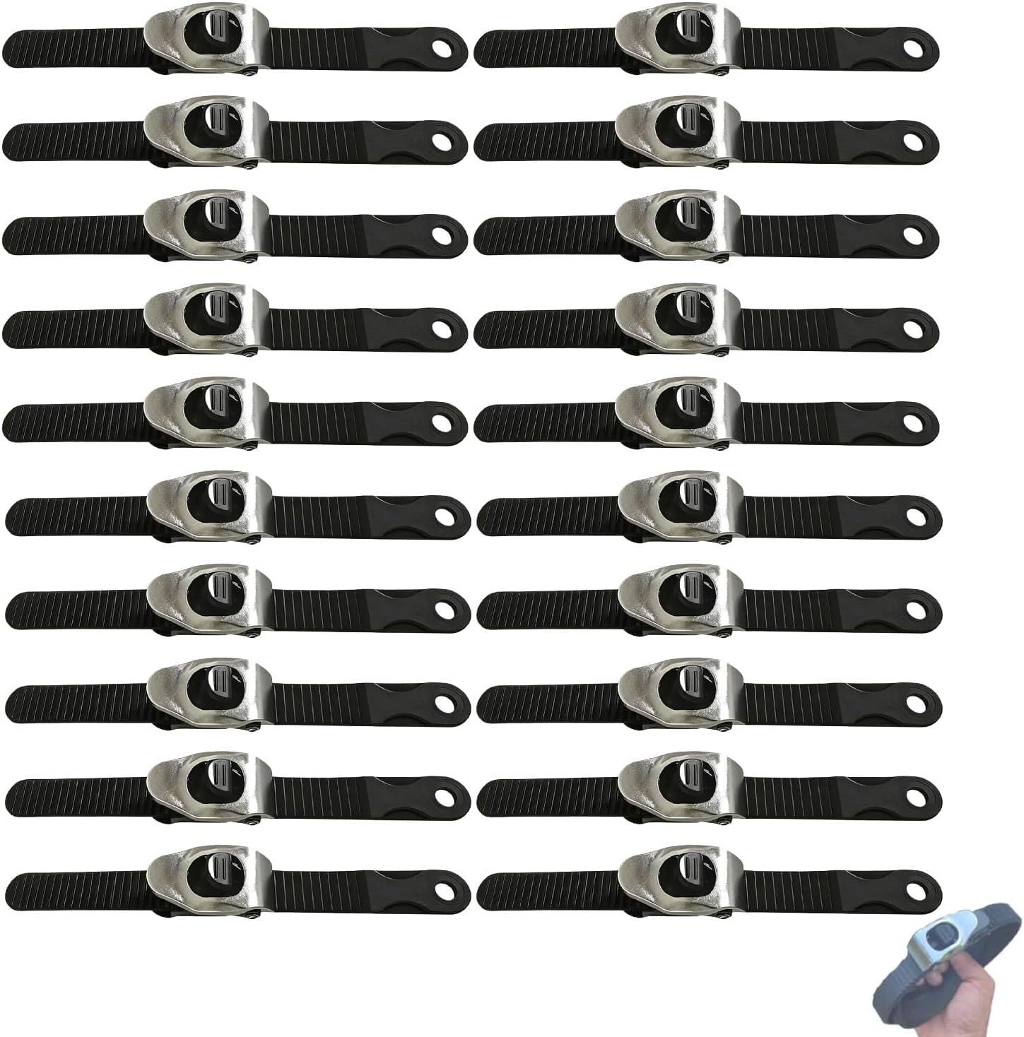 Heavy Duty Grip Lock Straps, 2026 New Adjustable Tie Down Straps, Metal ...