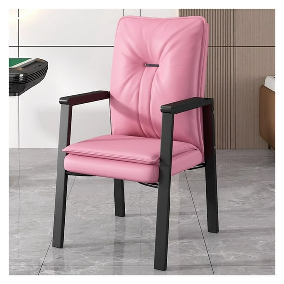 Heavy Duty Guest Chair with Padded Armrests,Leather Reception Chair ...