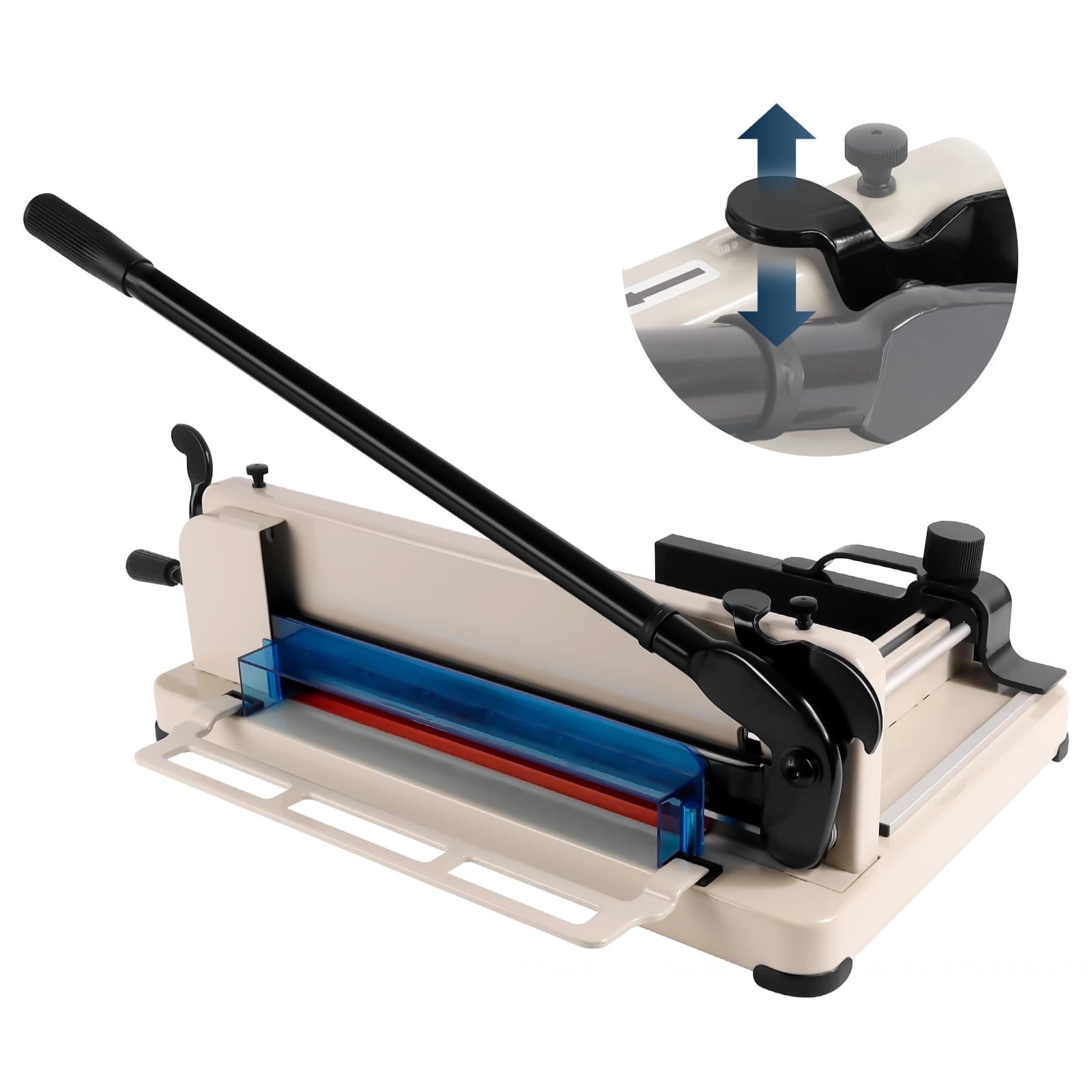 Heavy-Duty Guillotine Paper Cutter, 12 inch Safety Lock Ergonomic ...